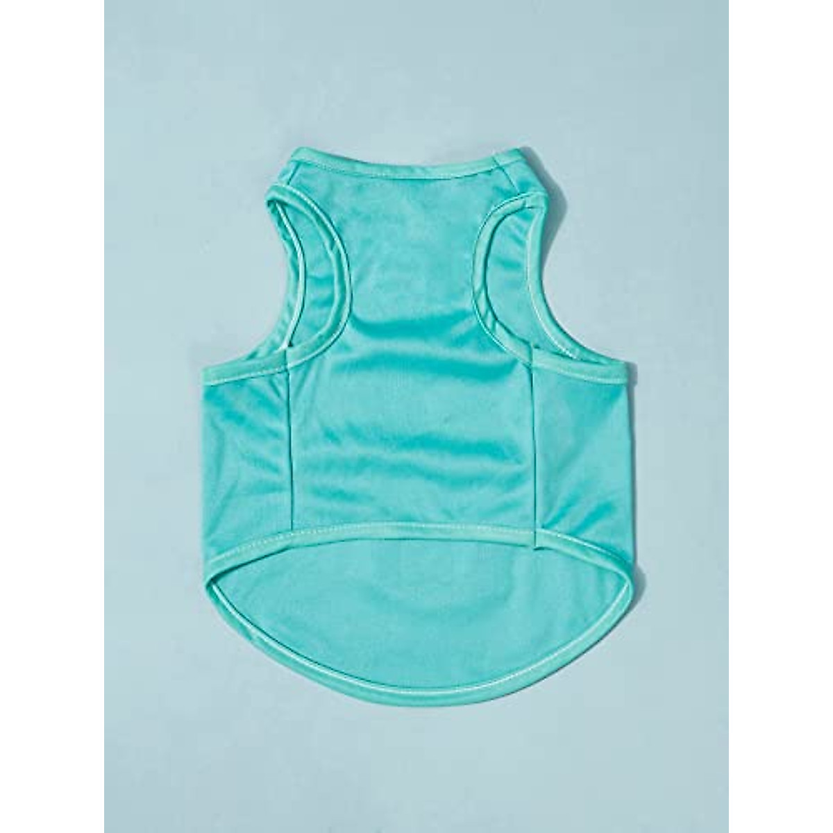 QWINEE Dog Tank Top Cute Letter Cat Shirt Breathable Casual Sports Vest for Small Medium Dogs Puppy Kitten Green XXS