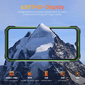 5G Rugged Smartphone Unlocked, Blackview BL8800Pro, FLIR Thermal Imaging Camera, 8GB+128GB Android 11, 50MP Camera, 8380mAh Battery 33W Fast Charge, 6.58"HD Display, IP68/IP69K Waterproof,GPS,NFC,OTG
