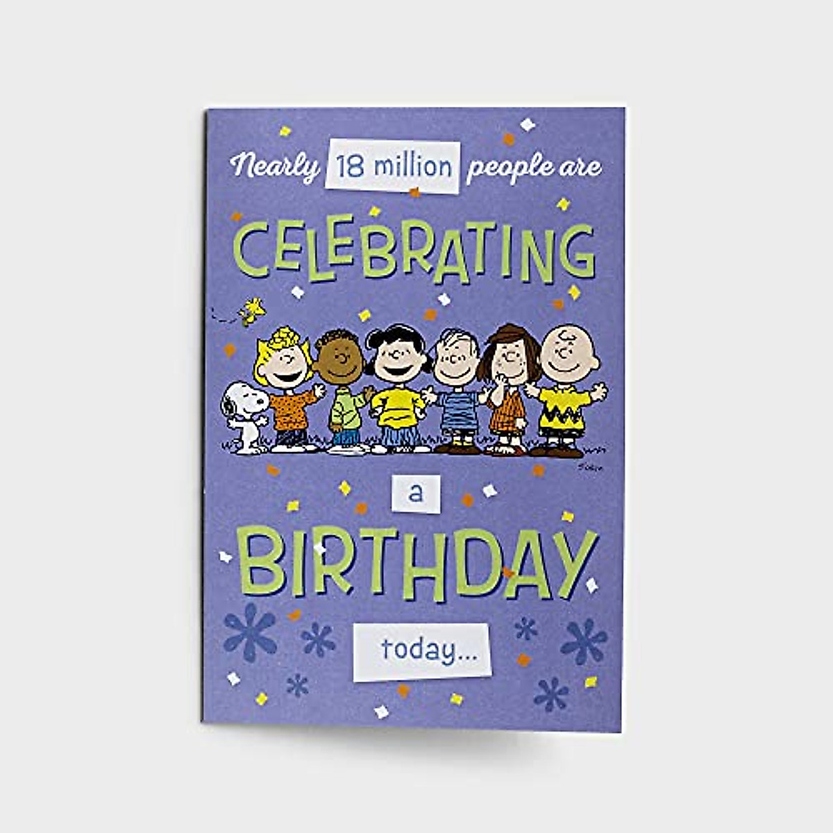 DaySpring - Peanuts - Happy Birthday - 4 Design Assortment with Scripture - 12 Boxed Cards & Envelopes (J0381)