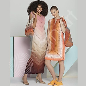 Yarn Art YarnArt Flowers Yarn 55% Cotton 45% Acrylic 250gr 1094yds Multicolor Cotton Yarn Rainbow Crochet Yarn Spring Summer - 1 Fine Sport Skein (254)