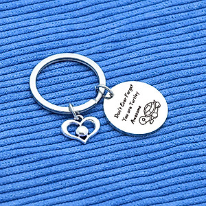Nothers Turtle Lover Jewelry Inspirational Gift Inspirational Keychain Turtle Lover Gift (Turtle Lover Keychain)