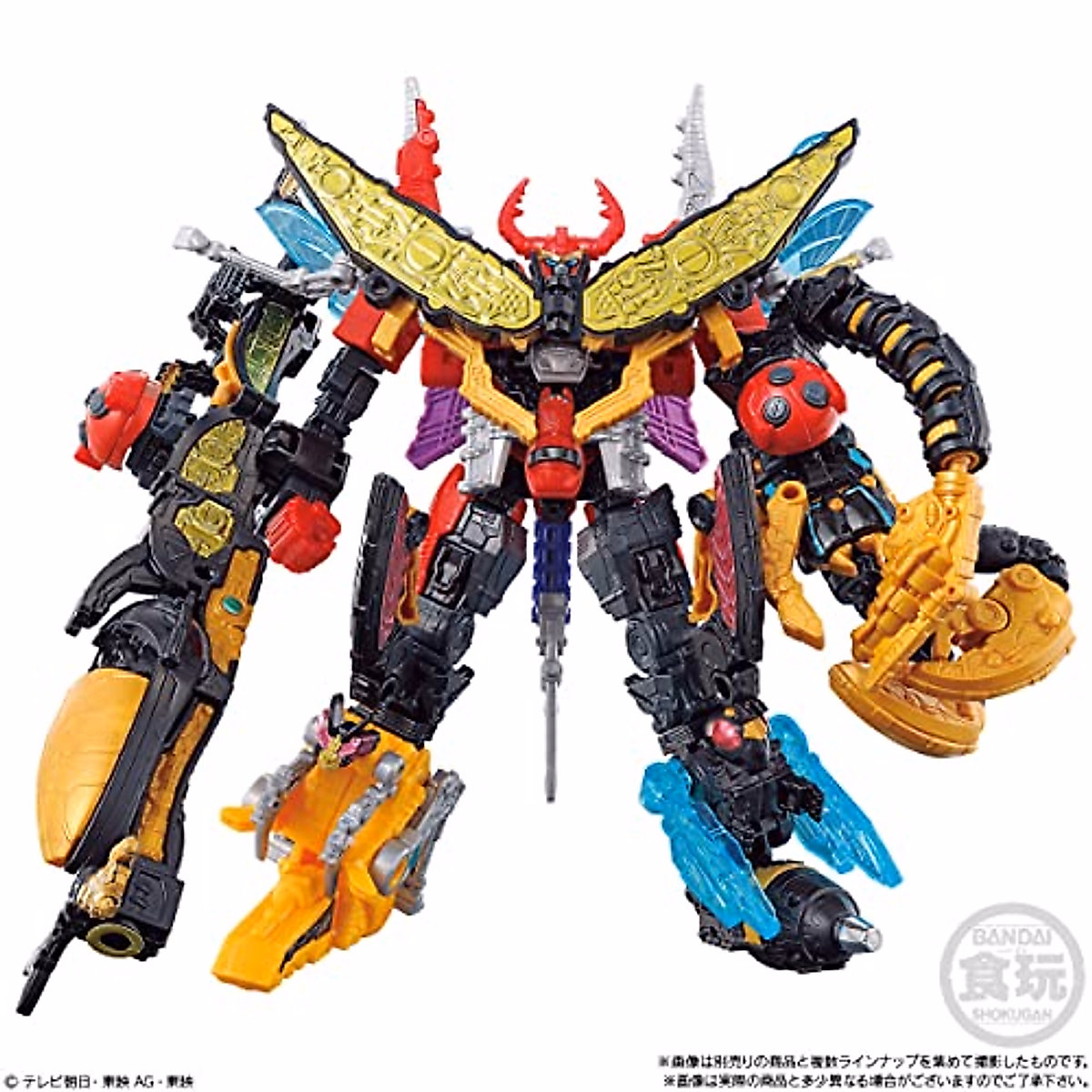 Bandai Shokugan Super Mini PLA Ohsama Sentai King-Ohger Shugod Gattai Series 02 Legend Shugod Set