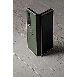 URBAN ARMOR GEAR UAG Designed for Samsung Galaxy Z Fold3 5G (2021) Case Civilian Sleek Ultra-Thin Shock-Absorbent Protective Cover, Black