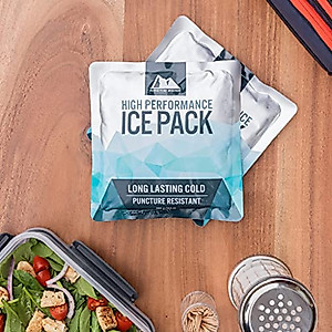 Arctic Zone High Performance Ice Pack for Lunch Boxes, Bags, or Coolers, Set of 2-250 grams each