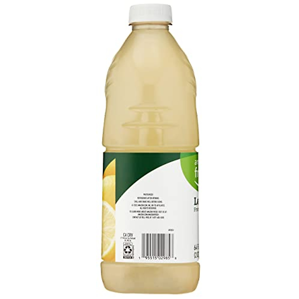 Amazon Fresh, Lemonade from Concentrate, 64 Fl Oz