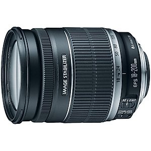 Canon EF-S 18-200mm f/3.5-5.6 IS Standard Zoom Lens for Canon DSLR Cameras