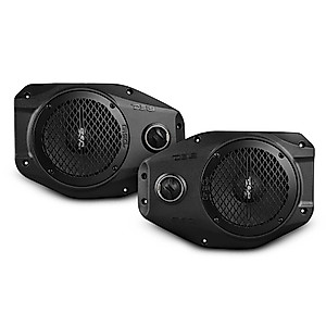 DS18 JL-SB6 Sound Bar Enclosure Upgrade with 6.5" Neodymium Mid-Range and Tweeter Compatible with Jeep Wrangler JL/JLU | Gladiator JT Models 2018-2023 Left and Right Speakers (Pair)