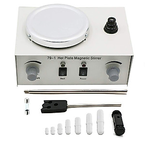 Magnetic Stirrer, Hot Plate with Speed Adjusting, Magnetic Mixer with 7 Pcs Stirrer Stir Bars Mixed, Home Lab Stirrer, 1000ML