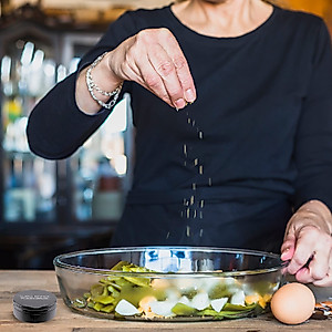 Santa Cruz Shredder Metal Herb Grinder Knurled Top for Stronger Grip 2-Piece 2.7" (Grey)