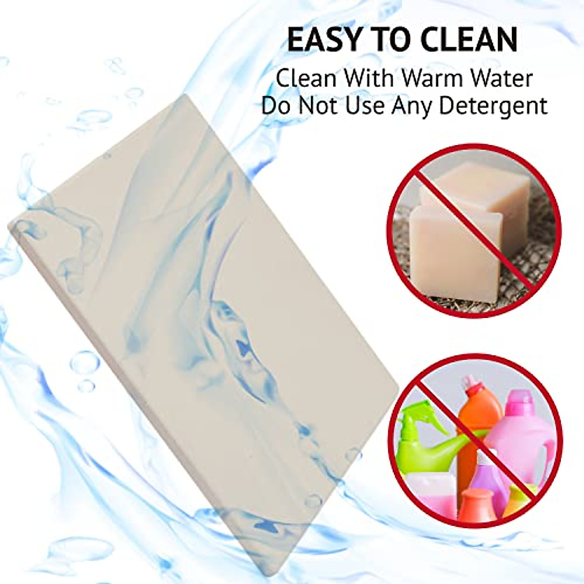 Waykea 10”x10.4”x0.5” Pizza Stone for Toaster Oven | Rectangular Cordierite Grilling Stone Bread Baking Stone for Grill, Oven