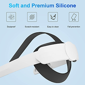 Head Strap for Oculus Quest 2, Replacement Elite Strap for Oculus/Meta Quest 2 Accessories, Simple Connection and Lightweight Design, Enhanced Support and Comfort in VR for Quest 2/Meta VR