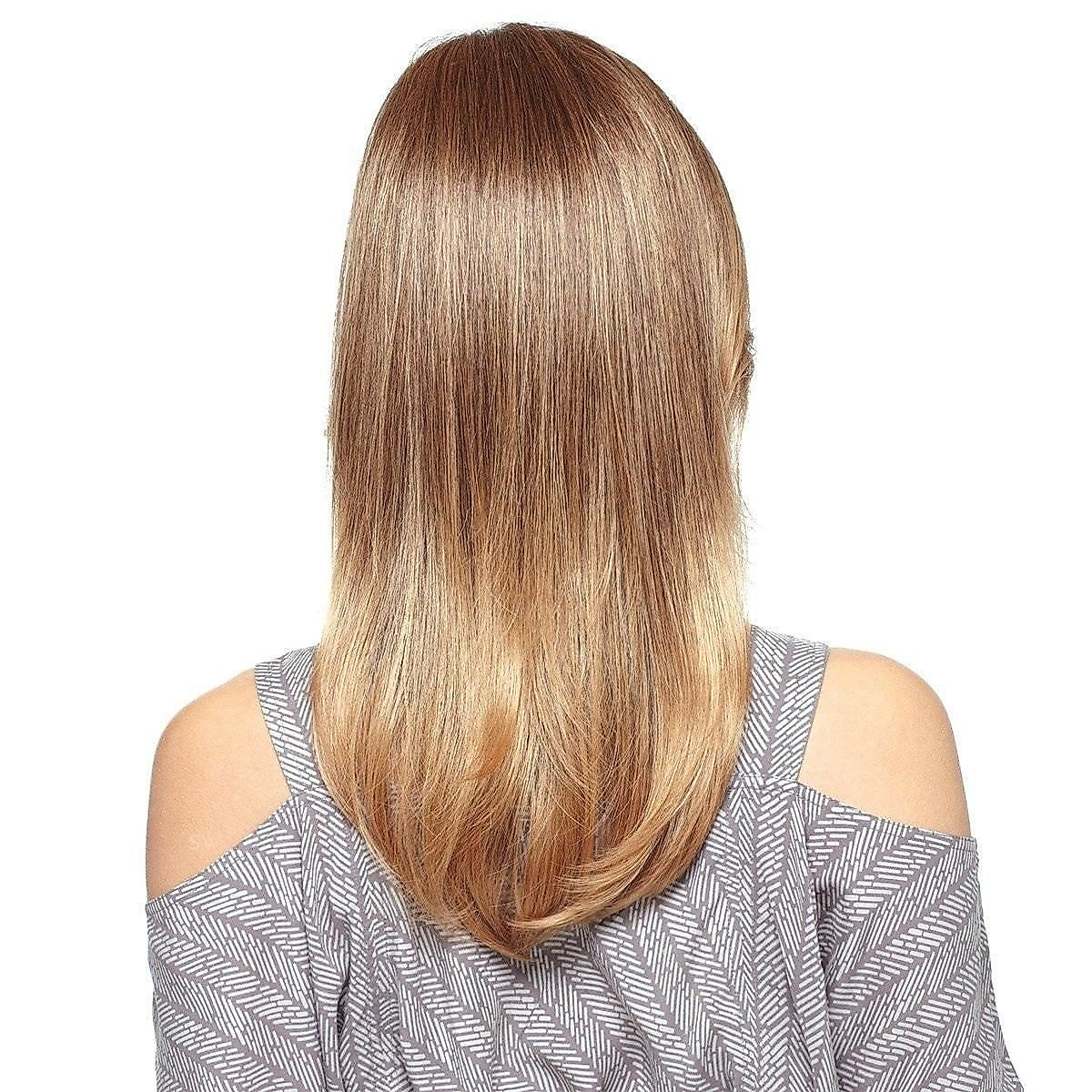 Bundle - 4 items: Brandi Wig by Amore, Christy's Wigs Q & A Booklet, BeautiMark Synthetic Shampoo & Wide Tooth Comb - Color: MARBLE BROWN-LR