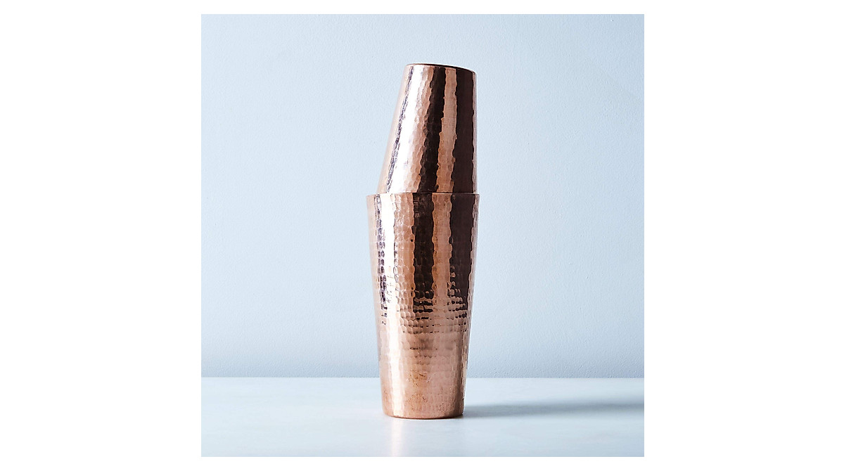 Sertodo Copper Boston Shaker Set - Hand Hammered Elegance