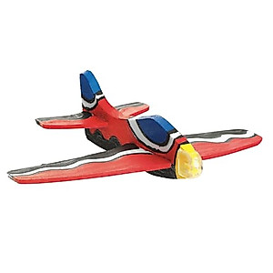 Creativity for Kids Four Foam Fliers Mini Craft Kit - Paint 4 Foam Glider Airplanes, Small Gifts for Kids, Red