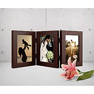 Golden State Art Photo Frame, 4x6, Brown, 3 Count