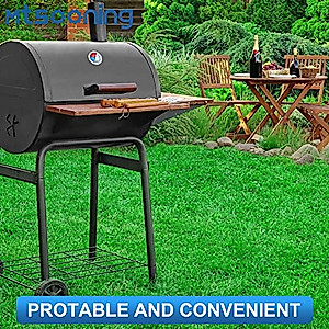 2PCS Grill Thermometer, BBQ Charcoal Grill Pit Smoker Temp Gauge with Fahrenheit and Heat Indicator for Smoker Grill Wood Charcoal Pit, Heat Indicator Grill Temp Thermometer