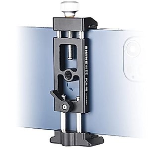Cell Phone Tripod Mount Adpater,1/4" Socket Mount, ARCA or RRS Quick Release Phone Holder from Tripod Ballhead Clamp,Compatiable iPhone13,12,11,X,8,7,6,Plus,Mini,Se