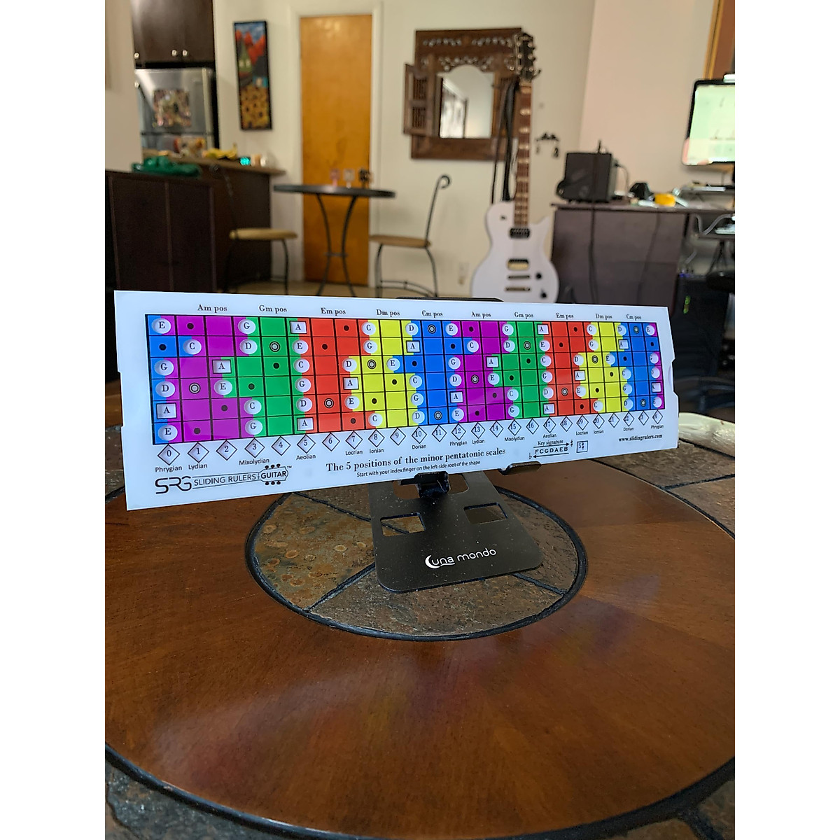Sliding Ruler for Guitar™: Precision Scale Mastery Tool – Master Pentatonic, Diatonic & Modes with Ease