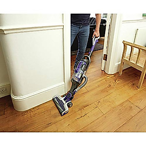 BLACK+DECKER HCUA525JP Cordless 2-in-1 Stick Vacuum, Powerseries Pro 20V Pet Vacuum, Purple