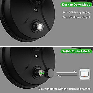 iMaihom 50W Dusk to Dawn LED Outdoor Lighting, 3 Adjustable Heads Flood Lights Outdoor, IP65 Waterproof Flood Light with Photocell, 4600LM 6500K Daylight White Security Light for Yard Garage Patio