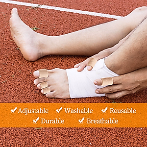 BLMHTWO 15pcs Toe Cushion Tube Toe Tubes Sleeves Soft Gel Corn Pad Protectors Toe Cushions for Pain Relief Corn Protectors for Toes (3 Size)