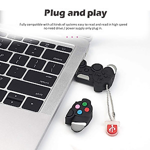 LEIZHAN Cute USB Flash Drive 32GB Gamepad Thumb Drive Funny Memory Stick Zip Drive for Kids Students Gift Pendrive