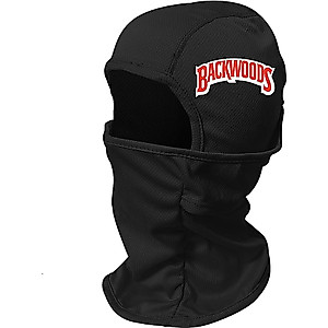Backwoods Ski Mask Lettering Balaclava Cap Full Face Mask Cool Graphic Face Cover Snowboarding Cycling Unisex Balaclava (Black)