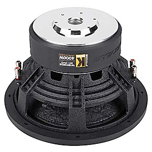 Rockville (2) W12K9D2 12" 8000 Watt Car Subwoofers+Mono Amplifier+Copper Amp Kit