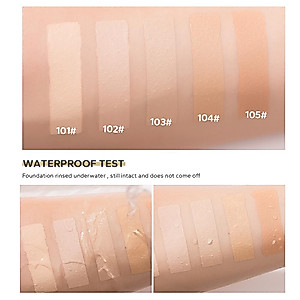 Hydrating Concealer, Lightweight Full Coverage Concealer for Dark Spots, Long-Lasting, Conceals and Corrects, Hydration and Highlights, Light Sand Shade, Satin Finish, All-Day Wear, 0.265 Fl Oz (105#)