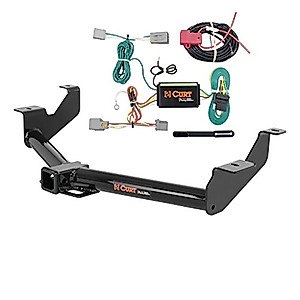 Curt Class 3 Trailer Hitch Bundle with Wiring for 2014-2016 Ford Transit Connect - 13167 56218