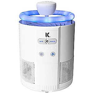 Katchy Duo 2 in 1 Indoor Fruit Fly Trap, Mosquito Killer, and Gnat & Bug Catcher with UV Light Fan and Sticky Traps for Bugs