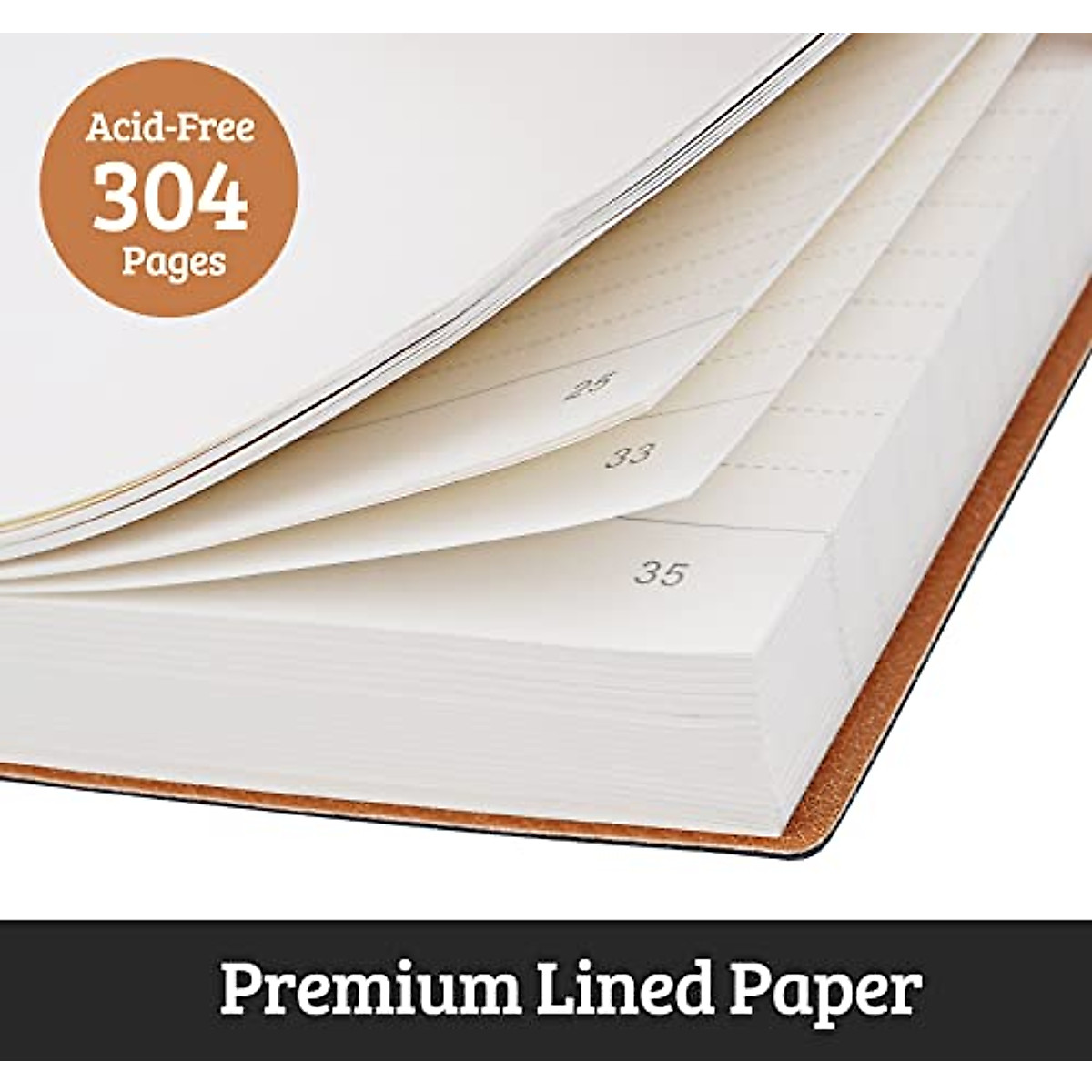 Lined Notebook Journal Softcover, B5 Thick Leather Journal with Lined Paper 100gsm, Lined Journal for Women, Large College Ruled Journals Notebooks for Writing, Men Work, 7.6'' X 10'' - 304 Pages Pink