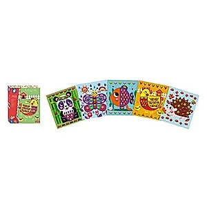 Janod Crafts – No Mess No Glue Foam My First 3D Animal Sticker Mosaic Picture Kit – Creative, Imaginative, Inventive, and Developmental Play - STEAM Approach to Learning – Ages 3-8+