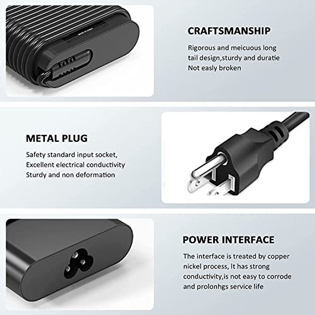 65W 45W Dell Laptop Charger USB C for Dell Latitude 5420 5520 5320 7420 7430 7400 7370 7390 7275 7285, XPS 13 7390 9350 9380 9370 9360 9310 9365 9300 9550 USB C Laptop Charger