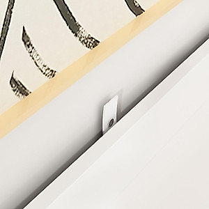 TAMUNE Dresser with 5 Drawers, White Chest of Drawers with Open Shelves, Modern 5 Drawer Chest with Knobs, 5 Drawer Dresser Cabinet for Bedroom Living Room, 19.7”D x 47.2”W x 36.1”H