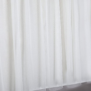 YIJIAFEIFEI LCD TV Dust Cover with Openable Front Flap, Indoor TV Cover Dust Proof, Soft Lace Cover for Tv Decorative(Size:40 inch)