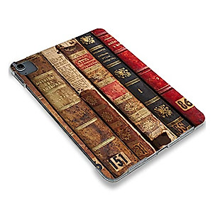 Cute Library Books Pattern case Compatible with iPad Mini Air Pro 7.9 8.3 9.7 10.2 10.9 11 12.9 inch Pattern Cover New 2022 2021 Trifold Stand 3 4 5 6 7 8 9 Generation 259 (10.2" iPad 7/8/9 gen)