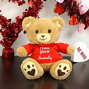 DIBSIES Personalized Teddy Bear (I Love You)