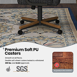 Chromcraft Ravenrock Indigo-Chestnut Set of 4 Swivel Tilt Dining Chairs, Swivel Dining Chairs, Dining Room Chairs Set of 4 Kitchen Chairs