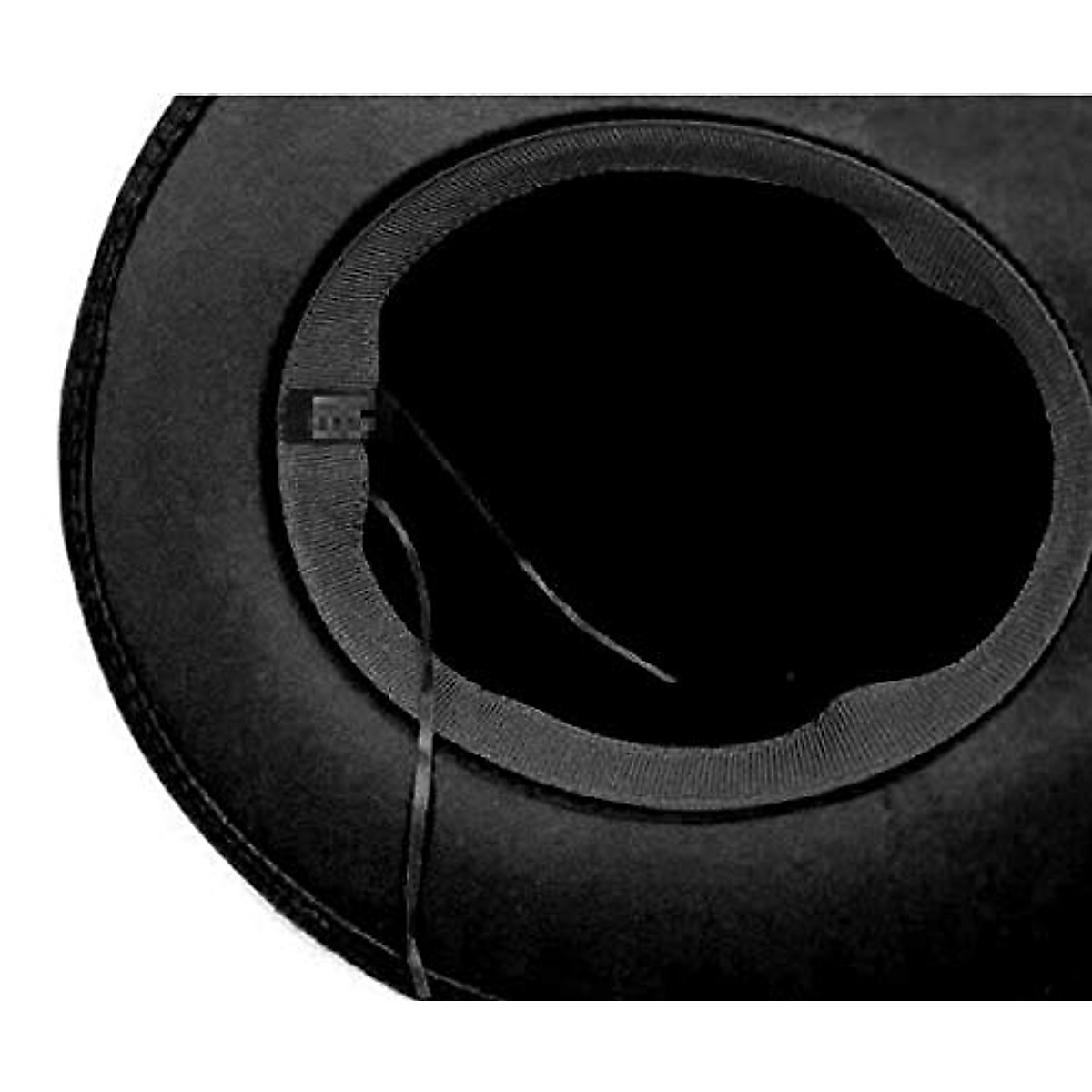 Classic Unisex Wool Blend Fedora Hat Brim Flat Church Cap Wide Brim Classic Pork Pie Hat Perfect for Wedding Party Talent Show Performance Best Xmas Gift for Boys Girls Women Men Black