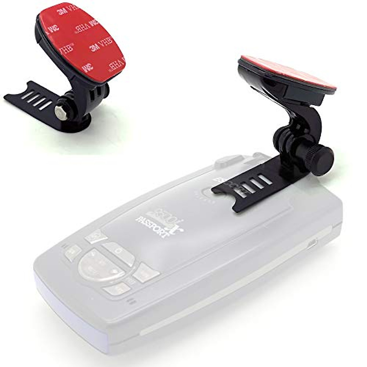 LycoGear Radar Detector Easy Connect Adhesive Mount for Passport 9500ix 9500i Passport 8500 7500 X50 x70 x80 Solo S2 S3 S4 SC 55 s75 s75g Radar Detectors