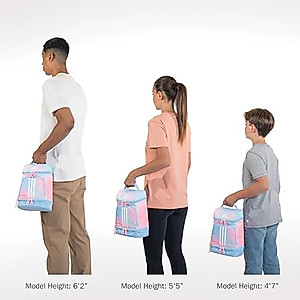 adidas Unisex Excel 2 Insulated Lunch Bag Discontinued, Speckle Black/Bliss Pink, One Size