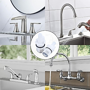 4PCS RP25513 Faucet Stem Assembly for Various Two Handle Faucet Repair Kit, Includes RP24096 Cartridge RP4993 Seat and Spring RP24097 Turn Stop1/4