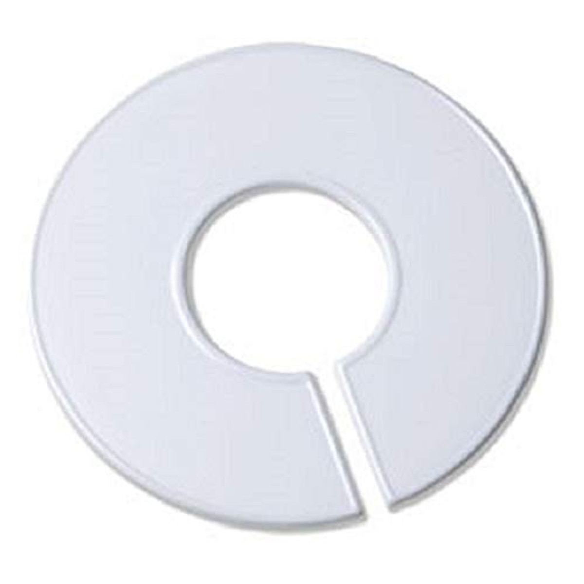 White Round Plastic Blank Rack Size Dividers - Multi-Pack (50)