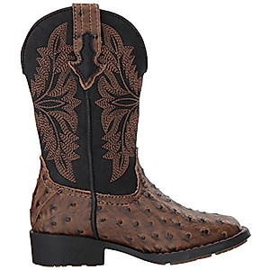 Roper Infants Cowbabies Cowboy Cool Boot, Brown, 4