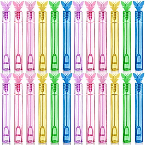 48 Pcs Butterfly party favors Butterfly , 6 Colors Mini bubble wands Neon Bubble Butterfly Theme Toys for Kids Boy Girl