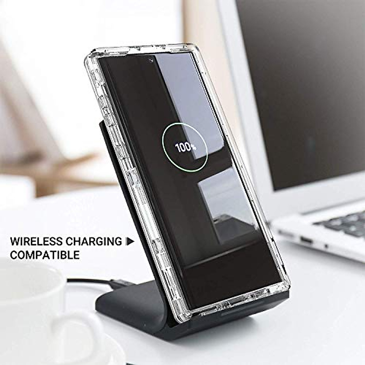 ULAK Galaxy Note 10 Plus 5G Case, Heavy Duty Shockproof Rugged Protection Case Transparent Soft TPU Protective Cover for Samsung Galaxy Note 10 Plus 5G (2019) Without Screen Protector, Crystal Clear