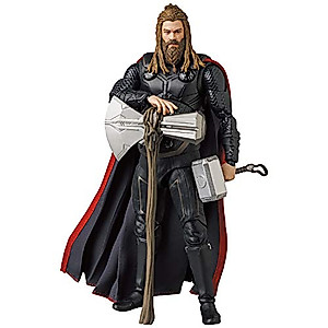 MAFEX No. 149 THOR Thor (Endgame Ver.) Total Height: Approx. 6.3 inches (160 mm), Painted Action Figure