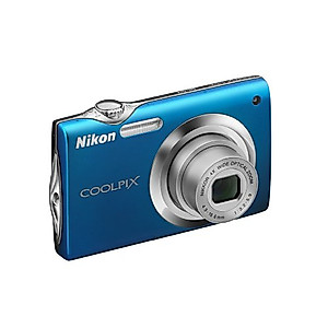 Nikon Coolpix S3000 12 MP Digital Camera with 4x Optical Vibration Reduction (VR) Zoom and 2.7-Inch LCD (Blue) (OLD MODEL)