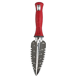 Garden Weasel Multi-Use Transplanter -Dig, Cultivate, Plant, & Weed with Ease – Features Triangular Blade, Dependable Aluminiron Construction, Non-Slip Comfort Grip & a